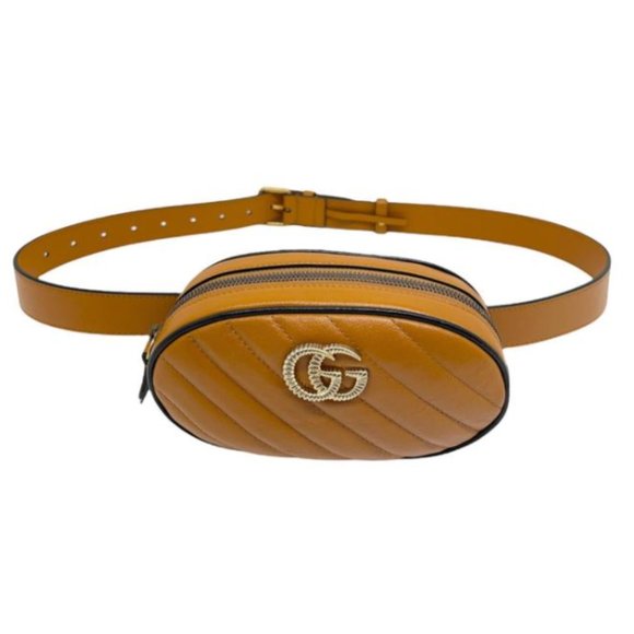 Gucci | Bags | Gucci Marmont Gg Azalea Fanny Pack Waist Belt Chevron ...